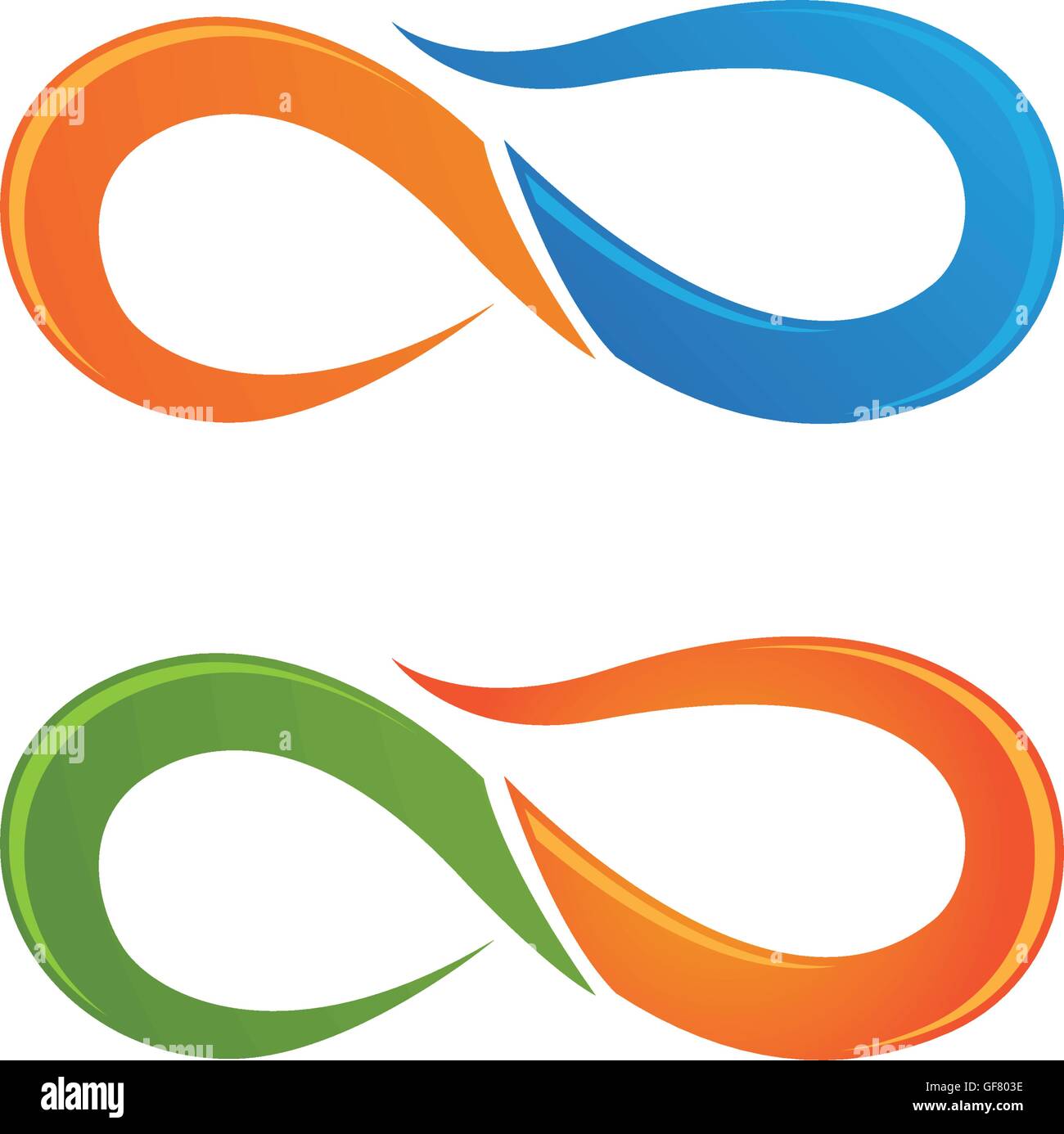 Infinity logo template Stock Vector Image & Art - Alamy