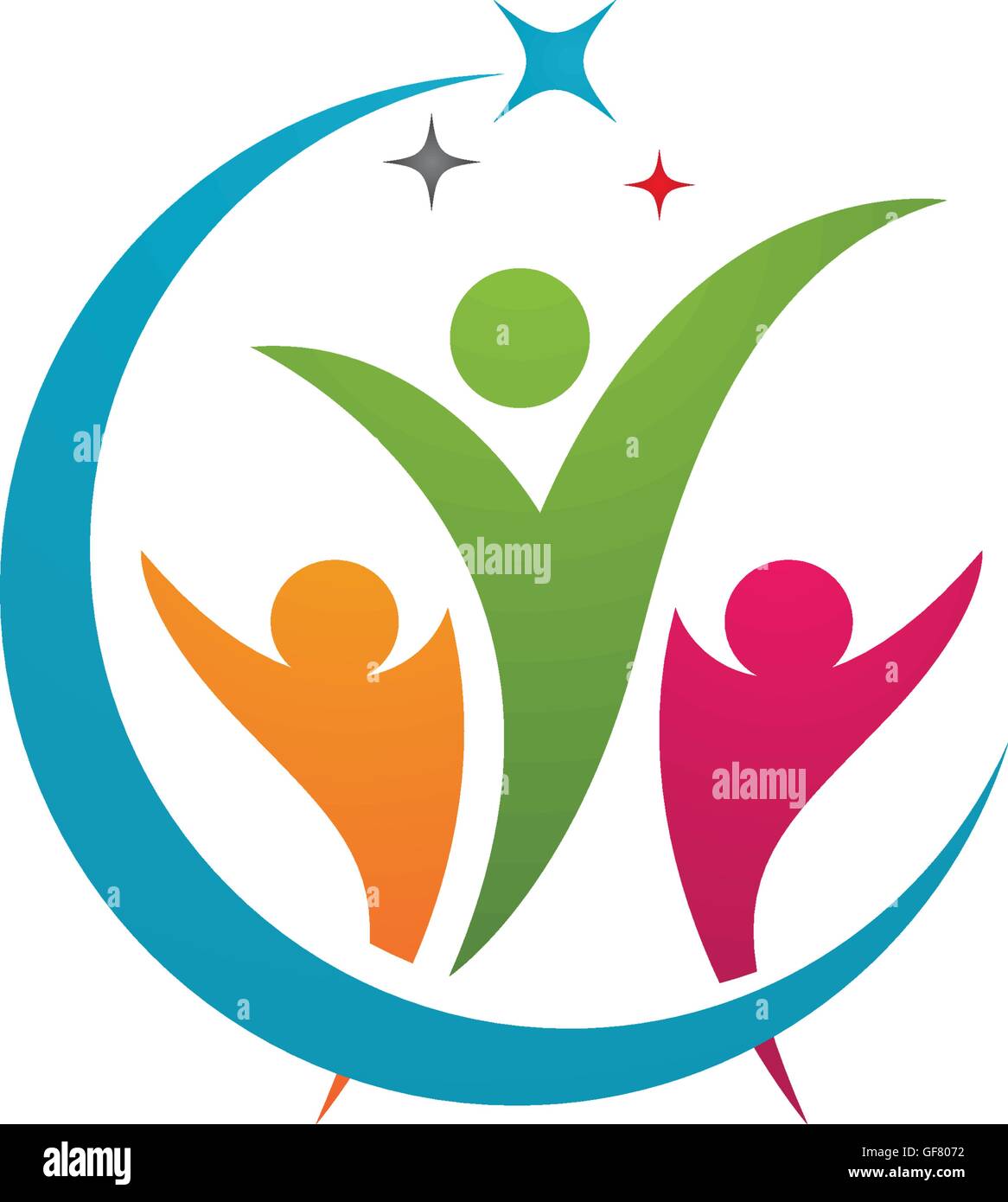 Community Care Logo Stock Vector Image & Art - Alamy