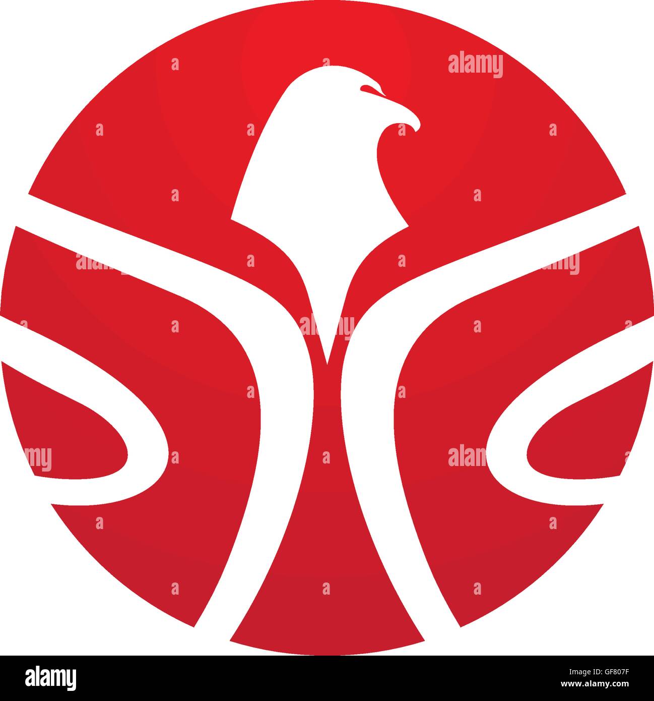 Falcon Logo Template Stock Vector Image & Art - Alamy