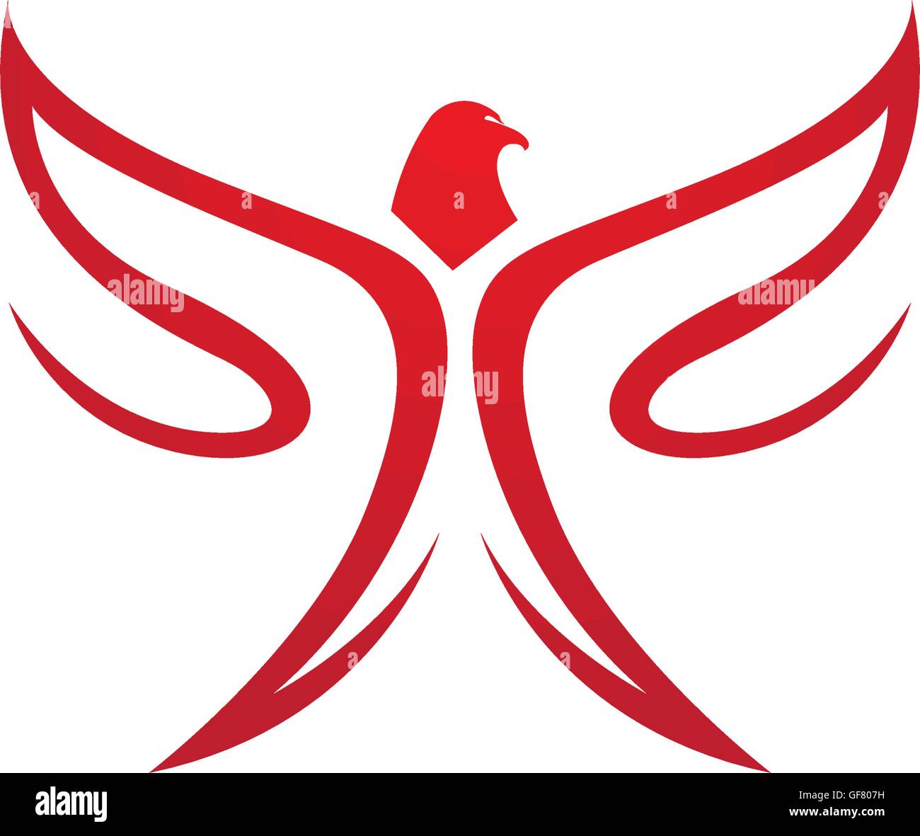 Falcon Logo Template Stock Vector Image & Art - Alamy