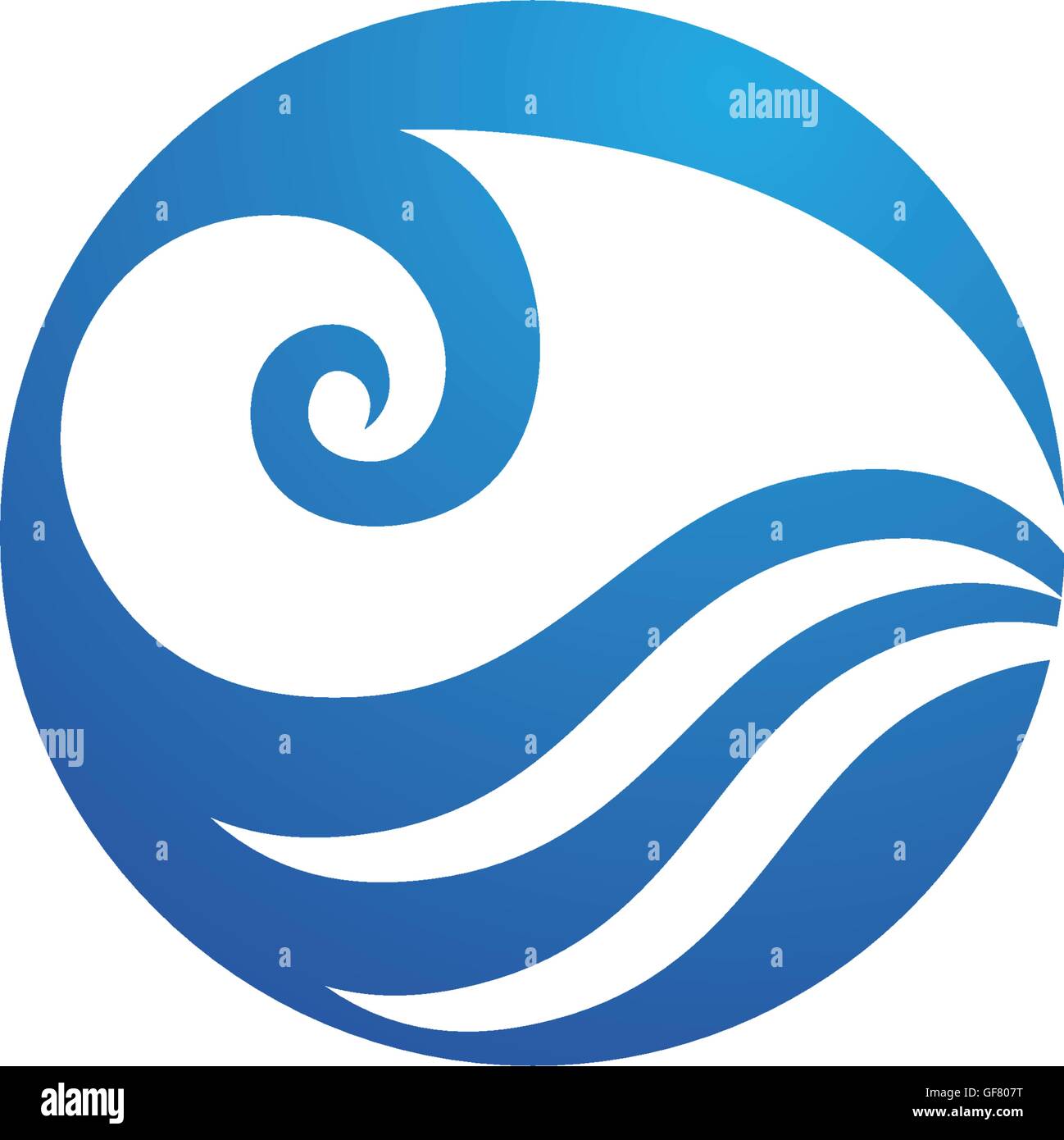 Water wave Logo Template Stock Vector Image & Art - Alamy