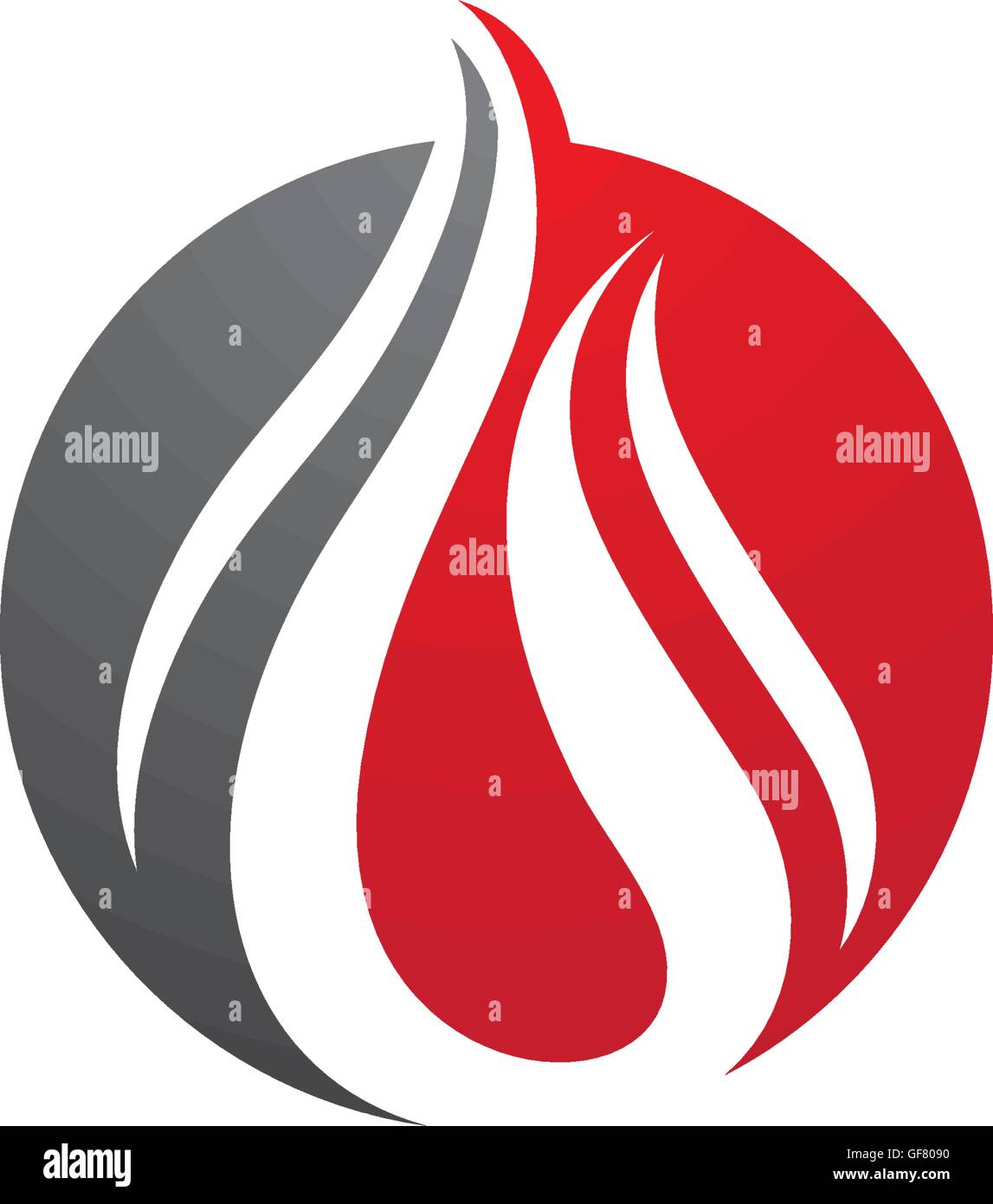 Fire Logo icon Stock Vector Image & Art - Alamy