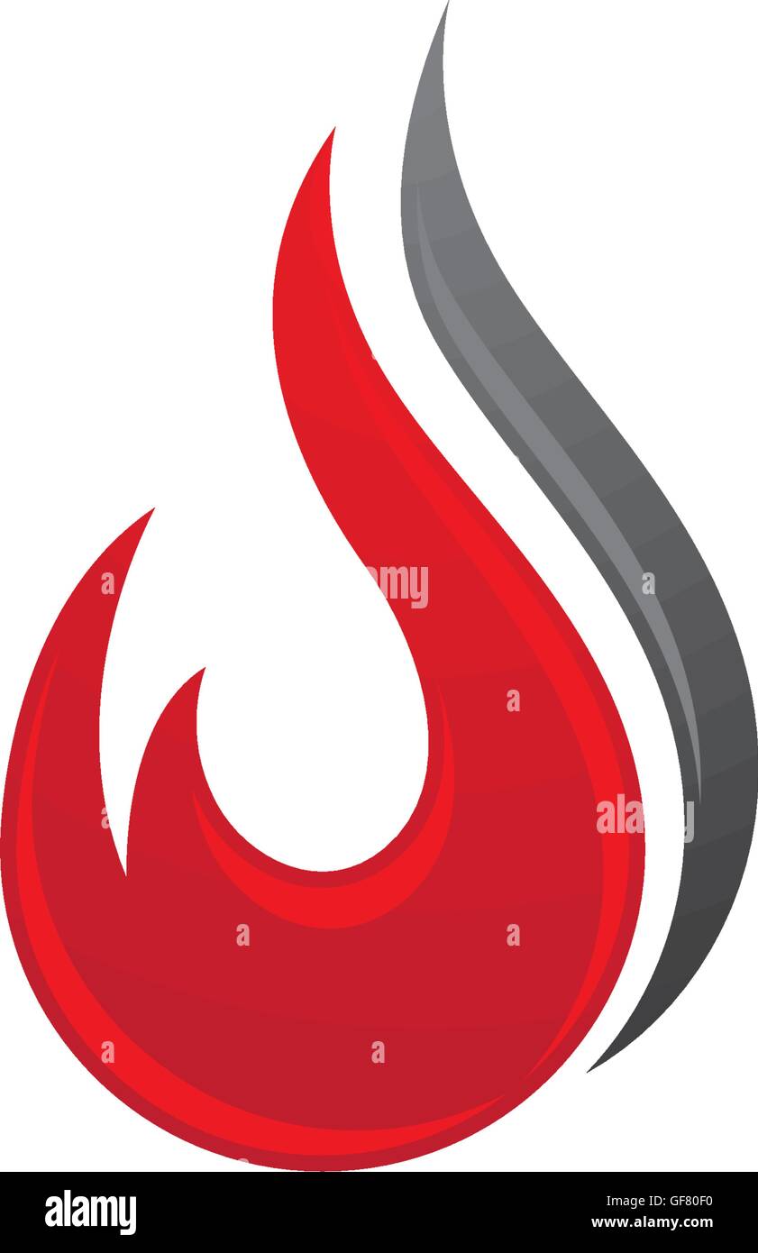 Fire Logo icon Stock Vector Image & Art - Alamy