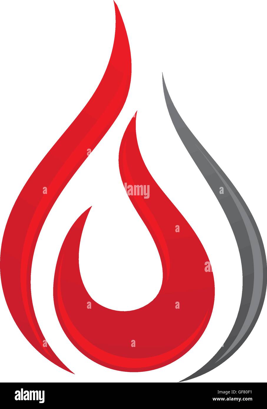 Fire Logo icon Stock Vector Image & Art - Alamy