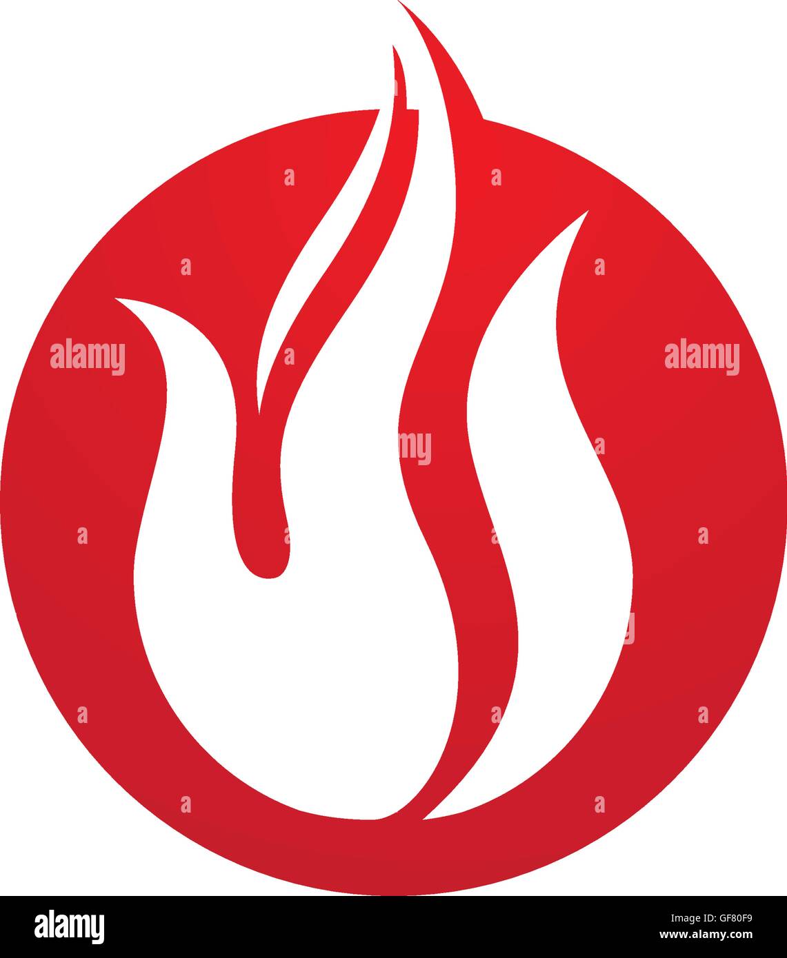 Fire Logo icon Stock Vector Image & Art - Alamy