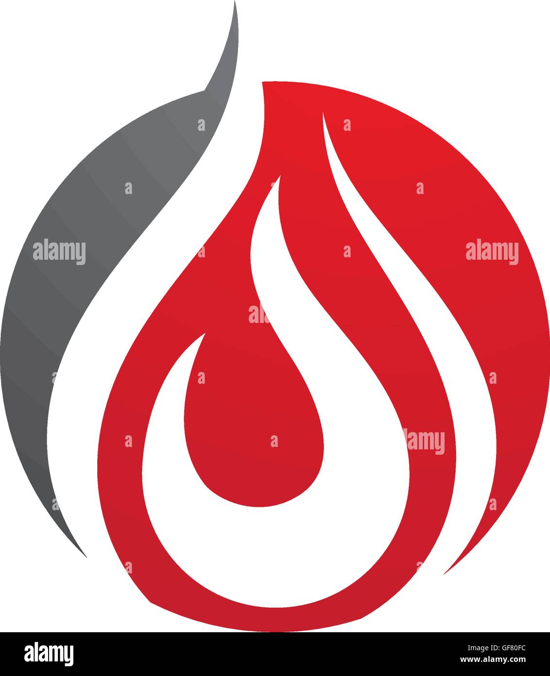 Fire Logo icon Stock Vector Image & Art - Alamy