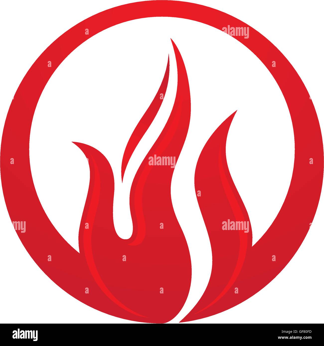 Fire Logo icon Stock Vector Image & Art - Alamy