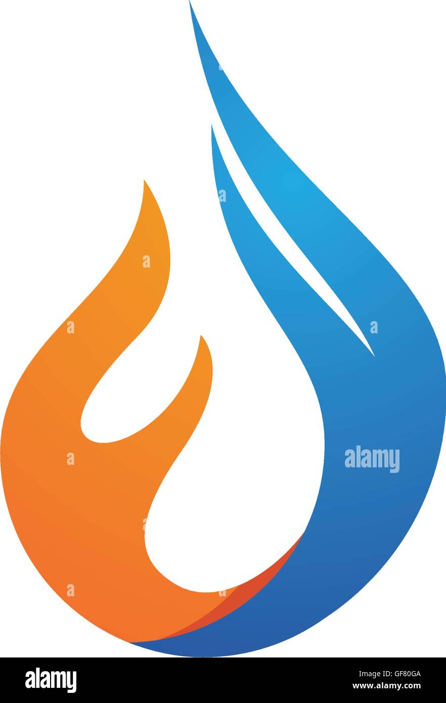 Fire Logo icon Stock Vector Image & Art - Alamy