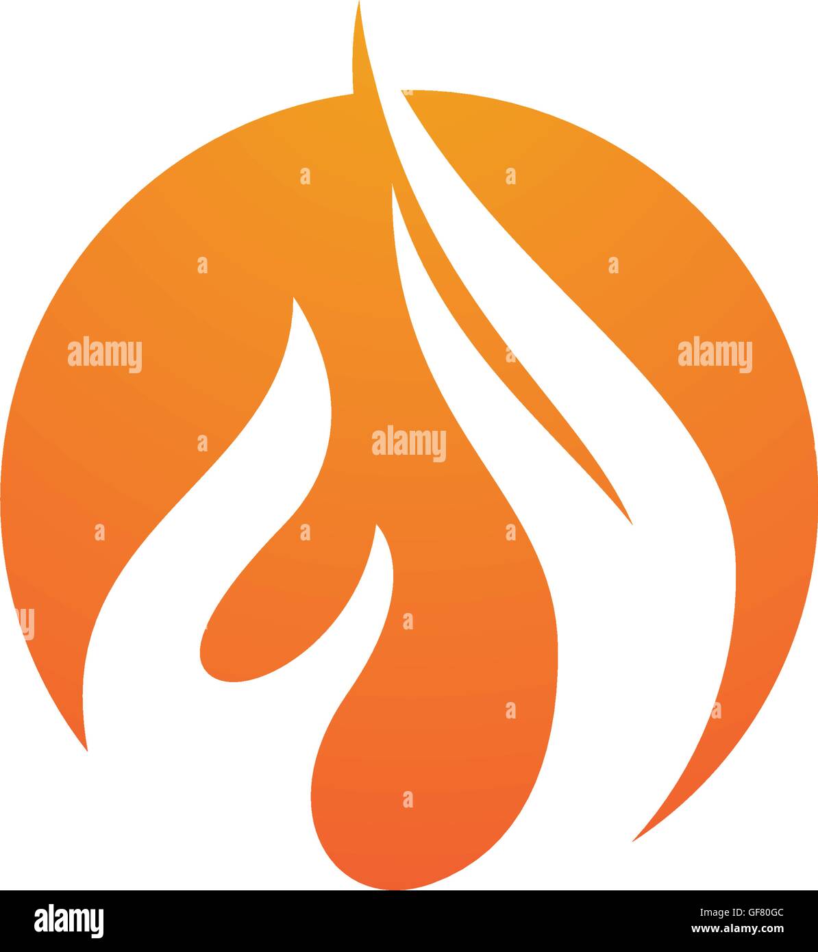 Fire Logo icon Stock Vector Image & Art - Alamy