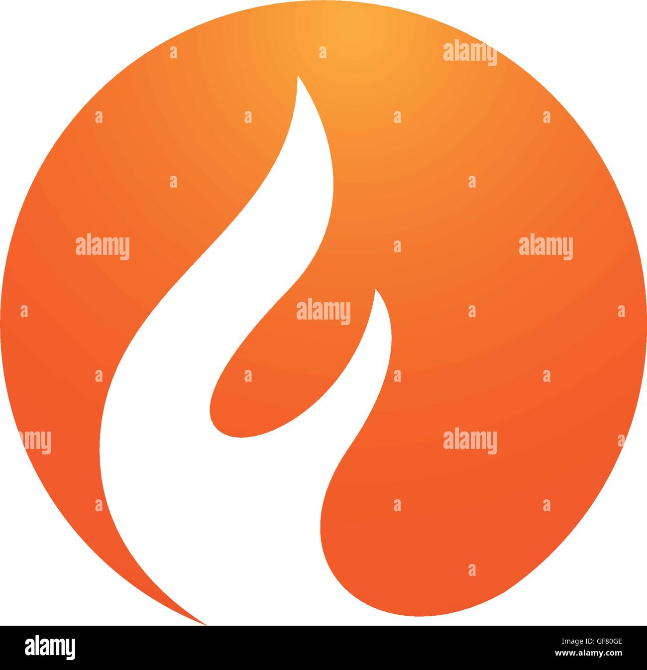 Fire Logo icon Stock Vector Image & Art - Alamy