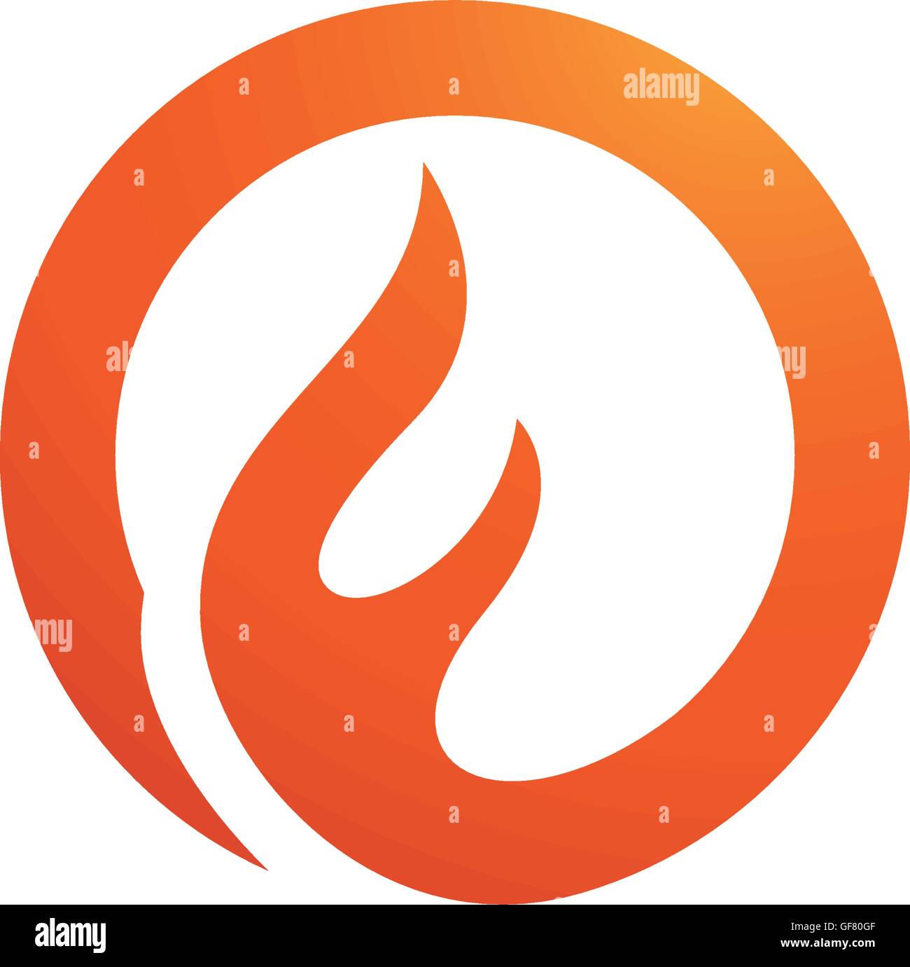 Fire Logo icon Stock Vector Image & Art - Alamy