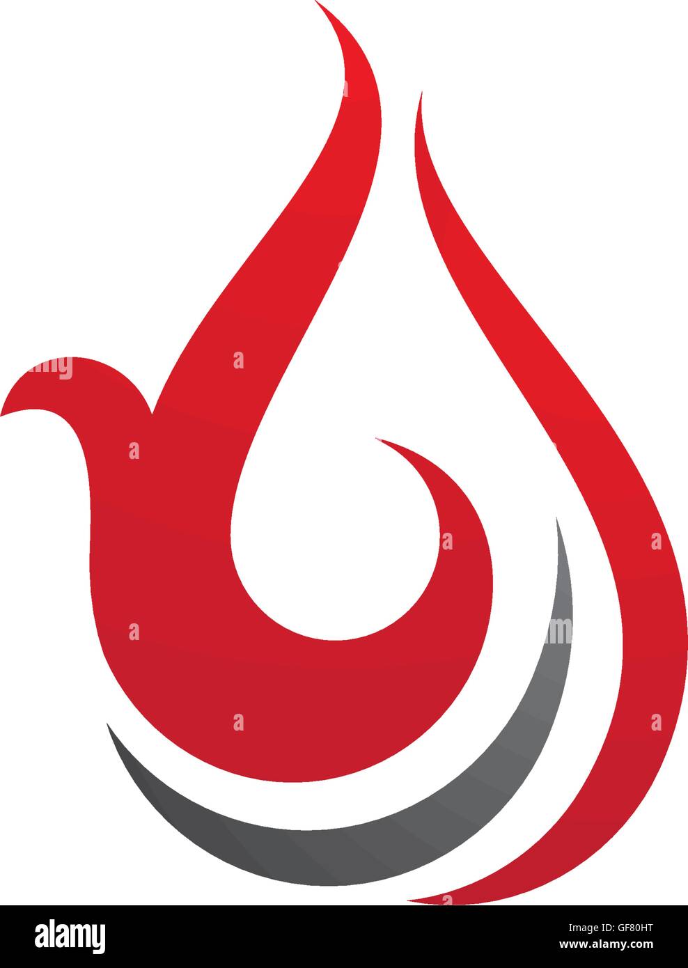 Fire Logo icon Stock Vector Image & Art - Alamy