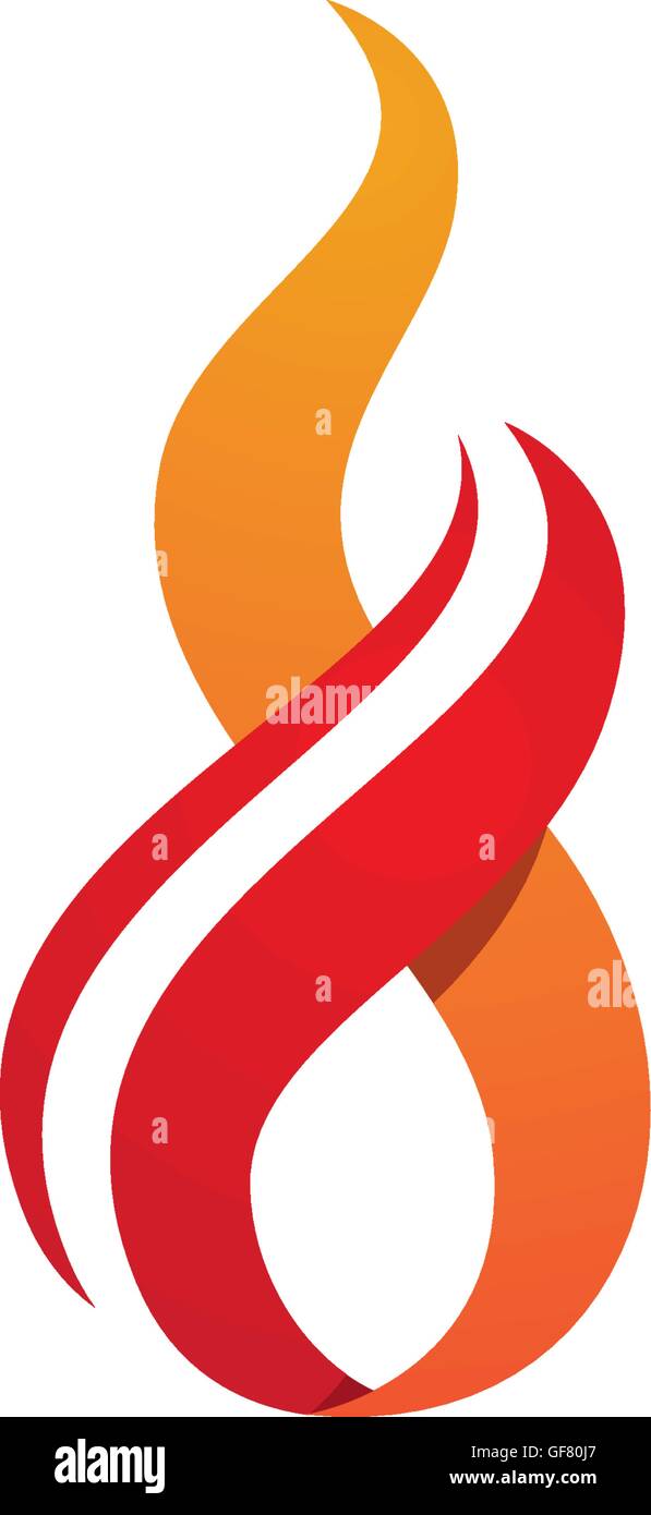 Fire Logo icon Stock Vector Image & Art - Alamy