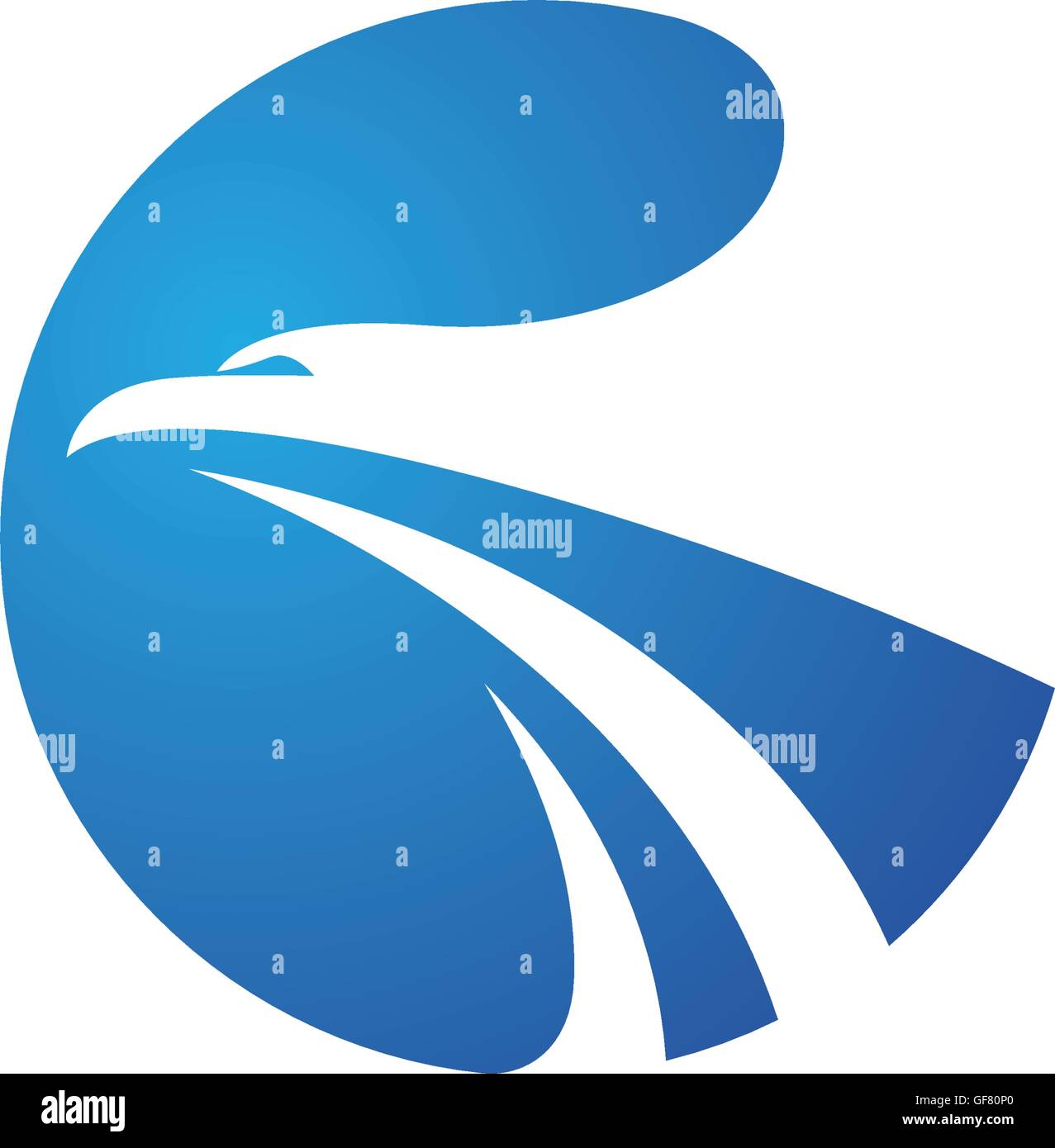 Falcon Logo Template Stock Vector Image & Art - Alamy