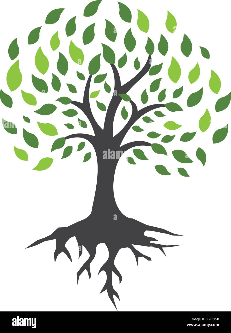 Eco Tree Logo Template Stock Vector Image & Art - Alamy