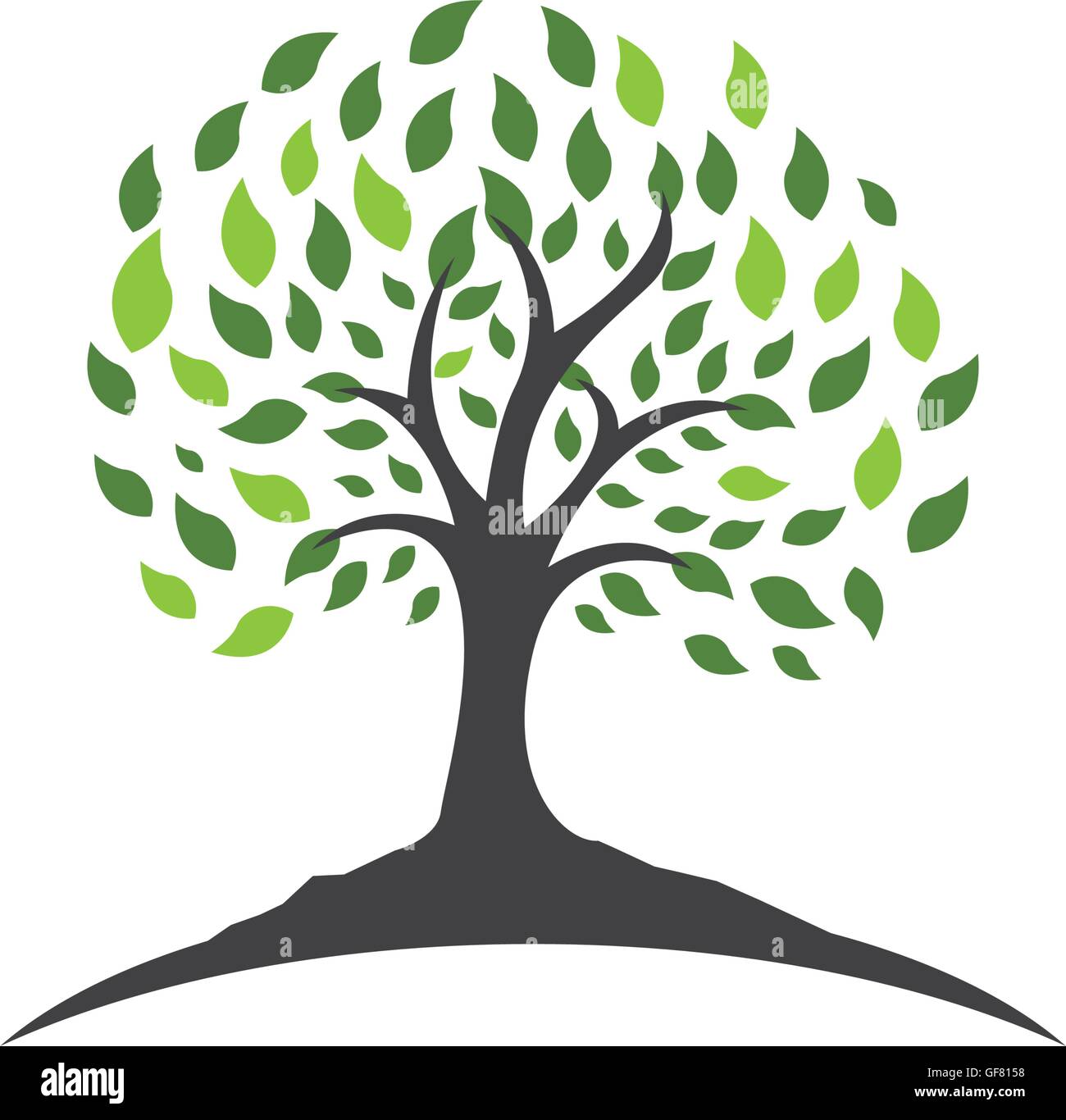 Eco Tree Logo Template Stock Vector Image & Art - Alamy