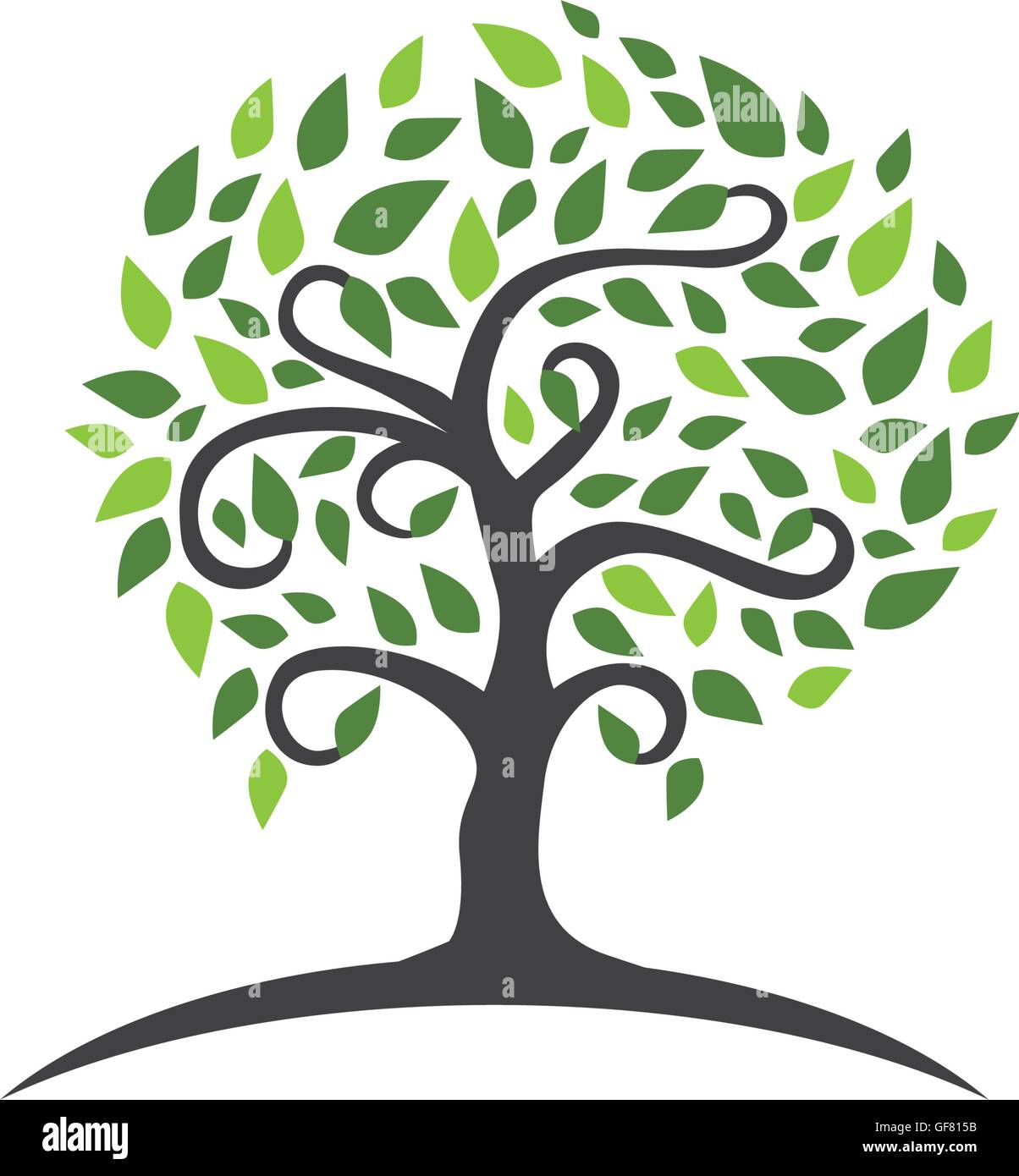 Eco Tree Logo Template Stock Vector Image & Art - Alamy