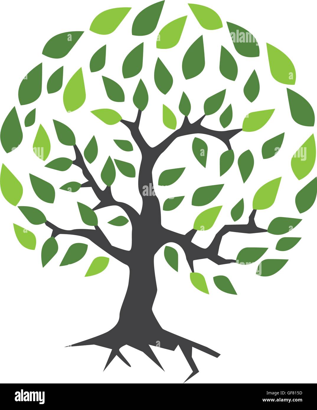 Eco Tree Logo Template Stock Vector Image & Art - Alamy