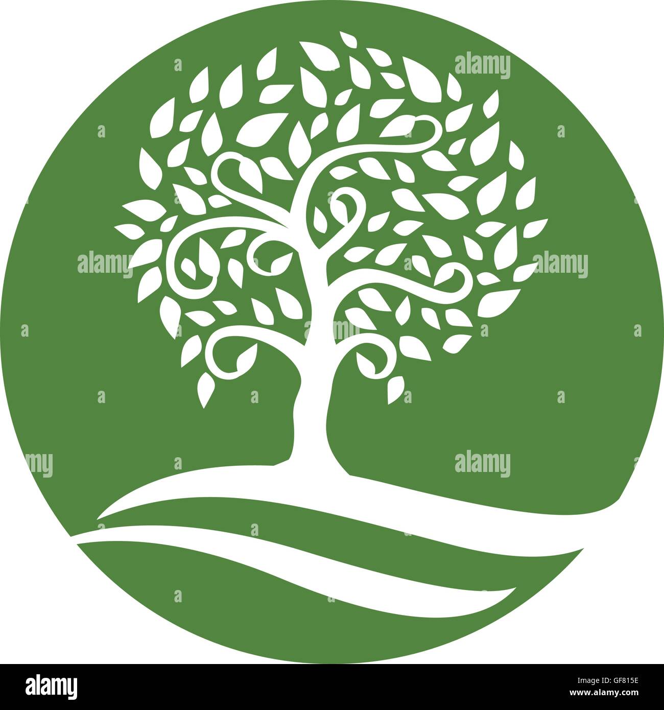 Eco Tree Logo Template Stock Vector Image & Art - Alamy