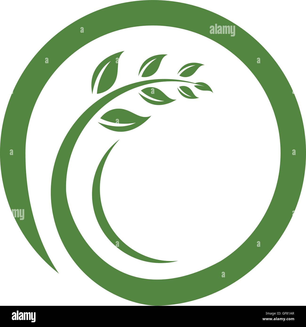 Eco Tree Logo Template Stock Vector Image & Art - Alamy