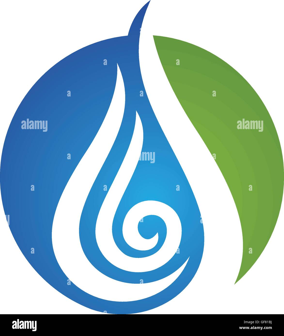 Water wave Logo Template Stock Vector Image & Art - Alamy