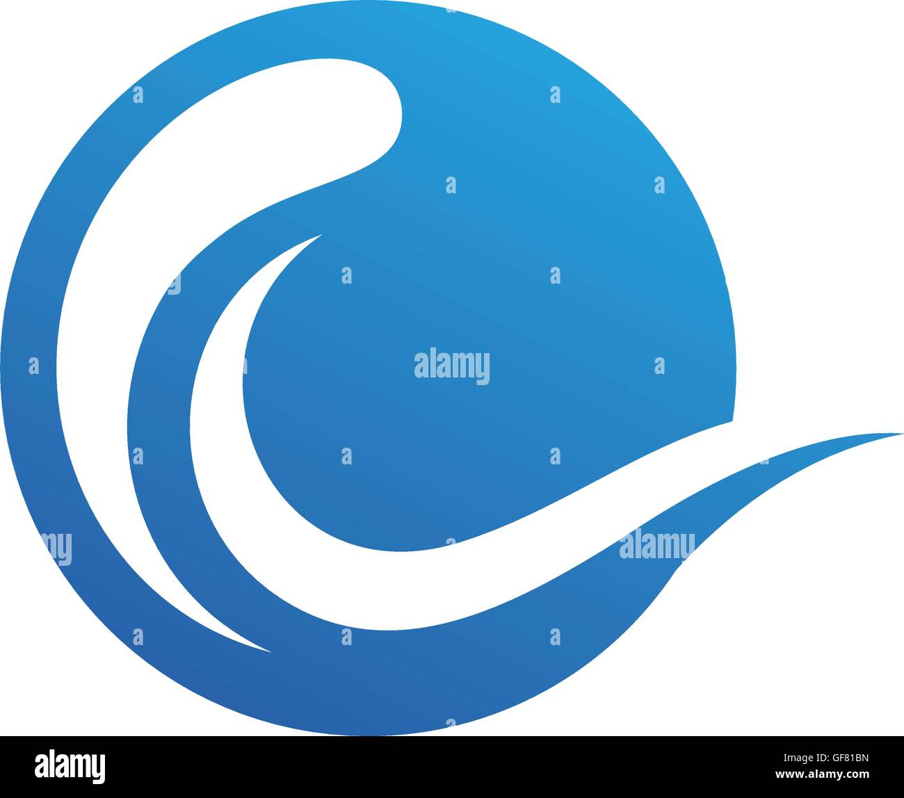 Water wave Logo Template Stock Vector Image & Art - Alamy