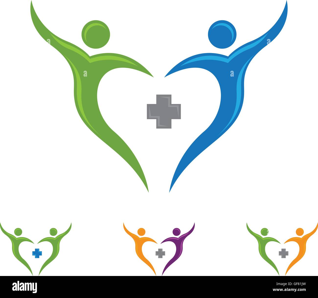 Health Logo Template Stock Vector Image & Art - Alamy