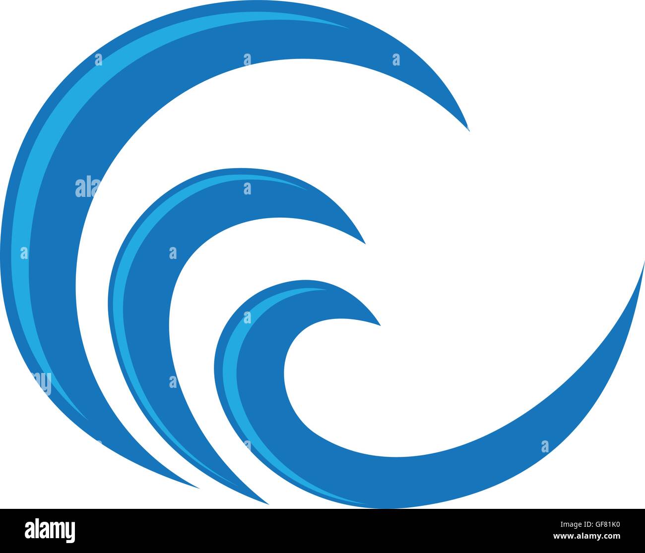 Water wave Logo Template Stock Vector Image & Art - Alamy