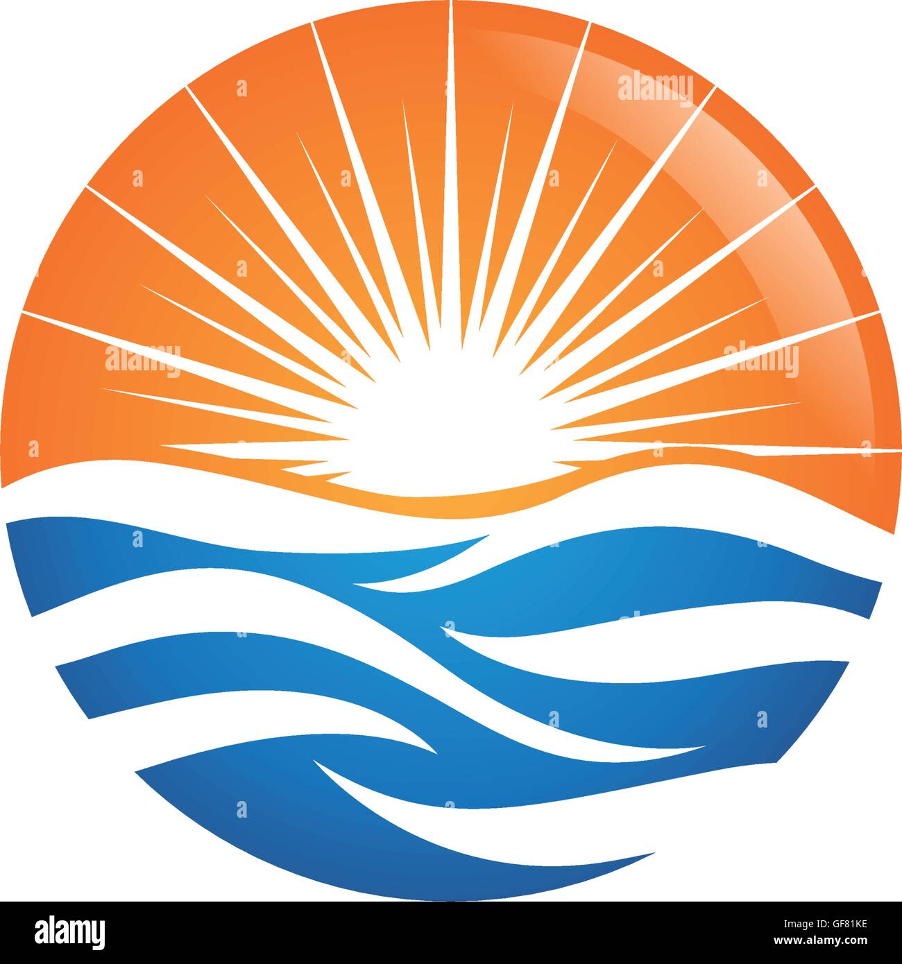 Water wave Logo Template Stock Vector Image & Art - Alamy