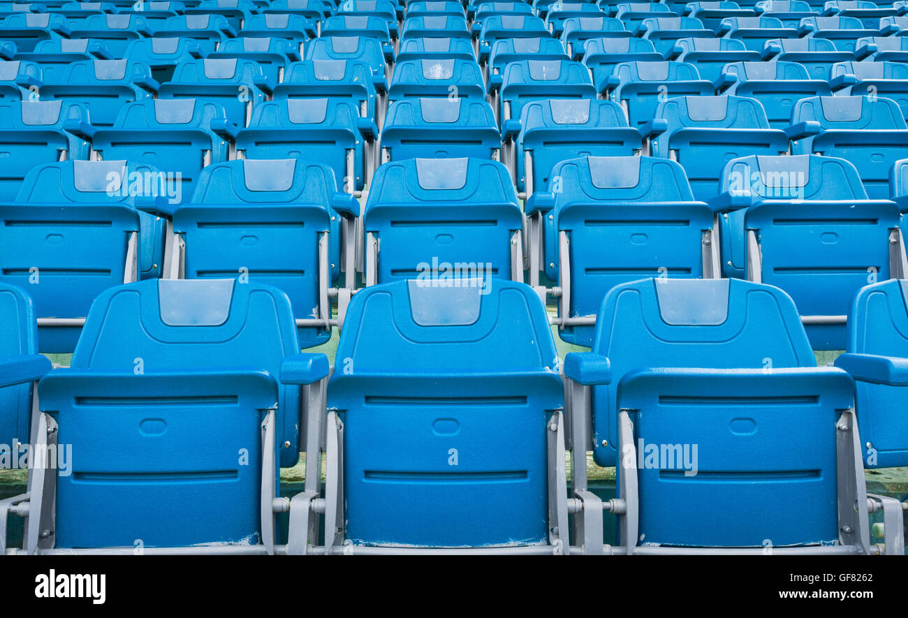 A group of empty seat or chair in stadium , theater or conxert Stock ...