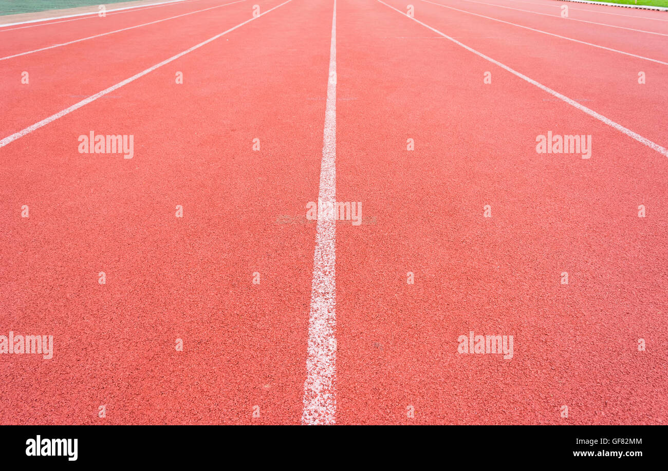 running track in stadium or sport area Stock Photo - Alamy