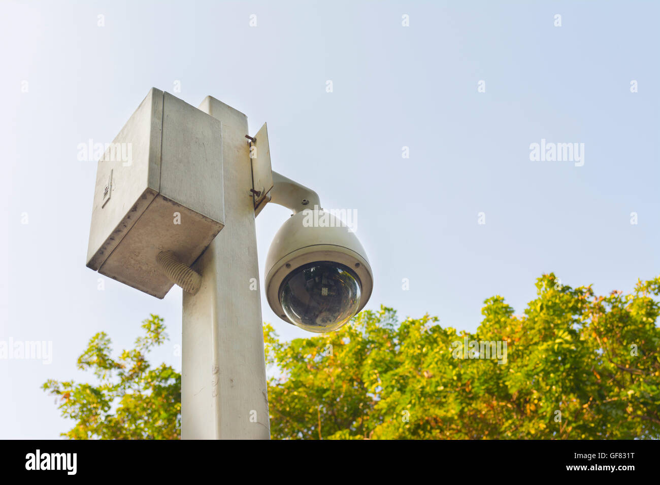 CCTV Security camera video surveillance, clipping paths included Stock ...