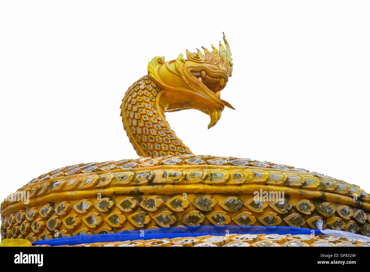 King Nagas or king of snake on white background Stock Photo - Alamy