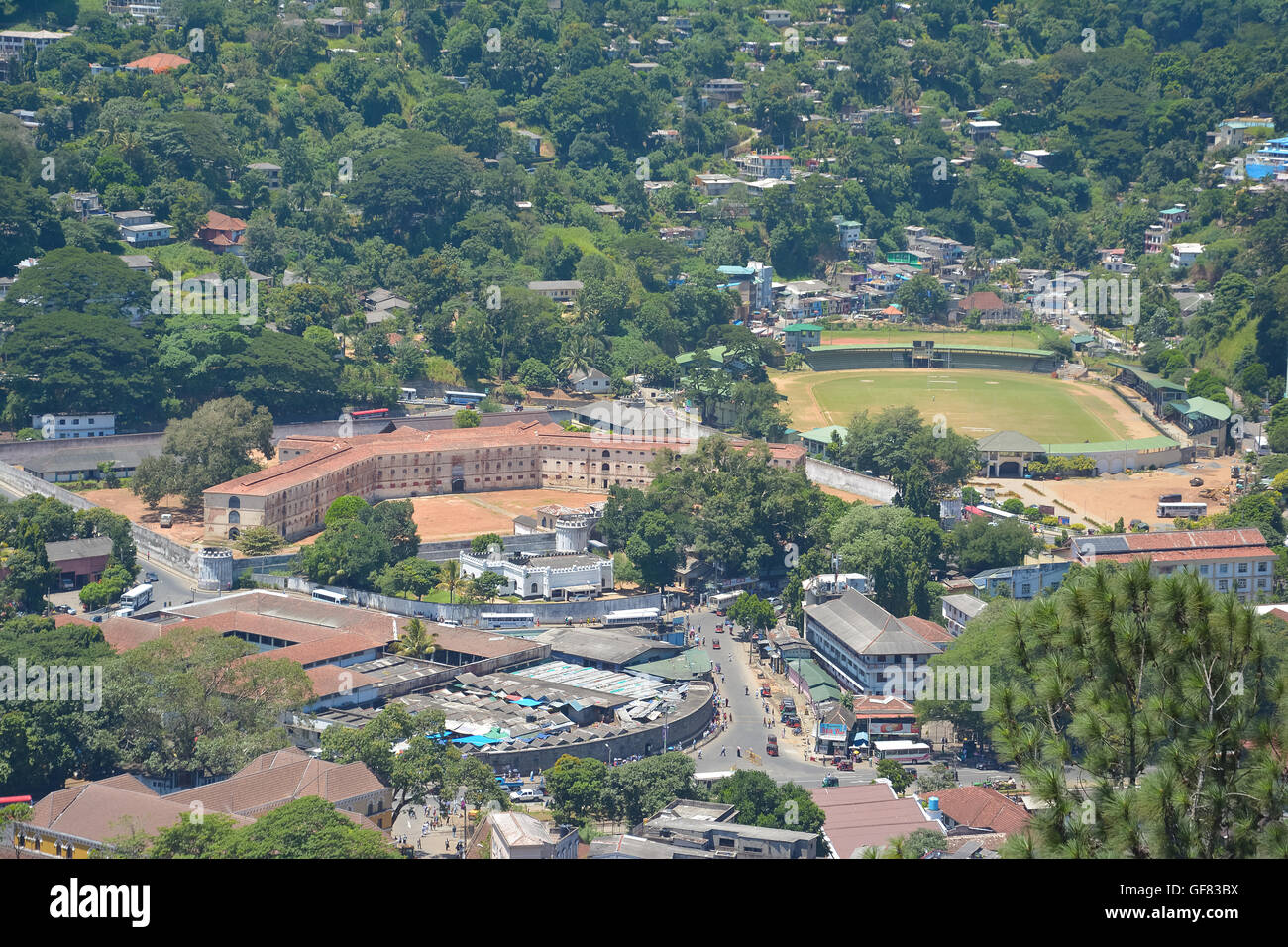 Panoramic View Of Kandy City, Sri Lanka Stock Photo - Alamy