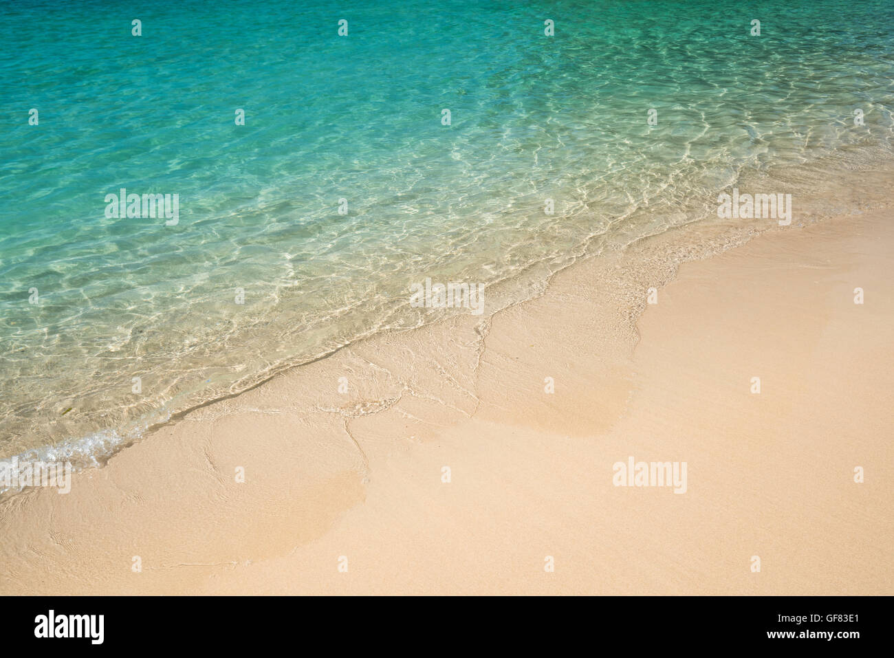 Beach sand water wave hi-res stock photography and images - Alamy