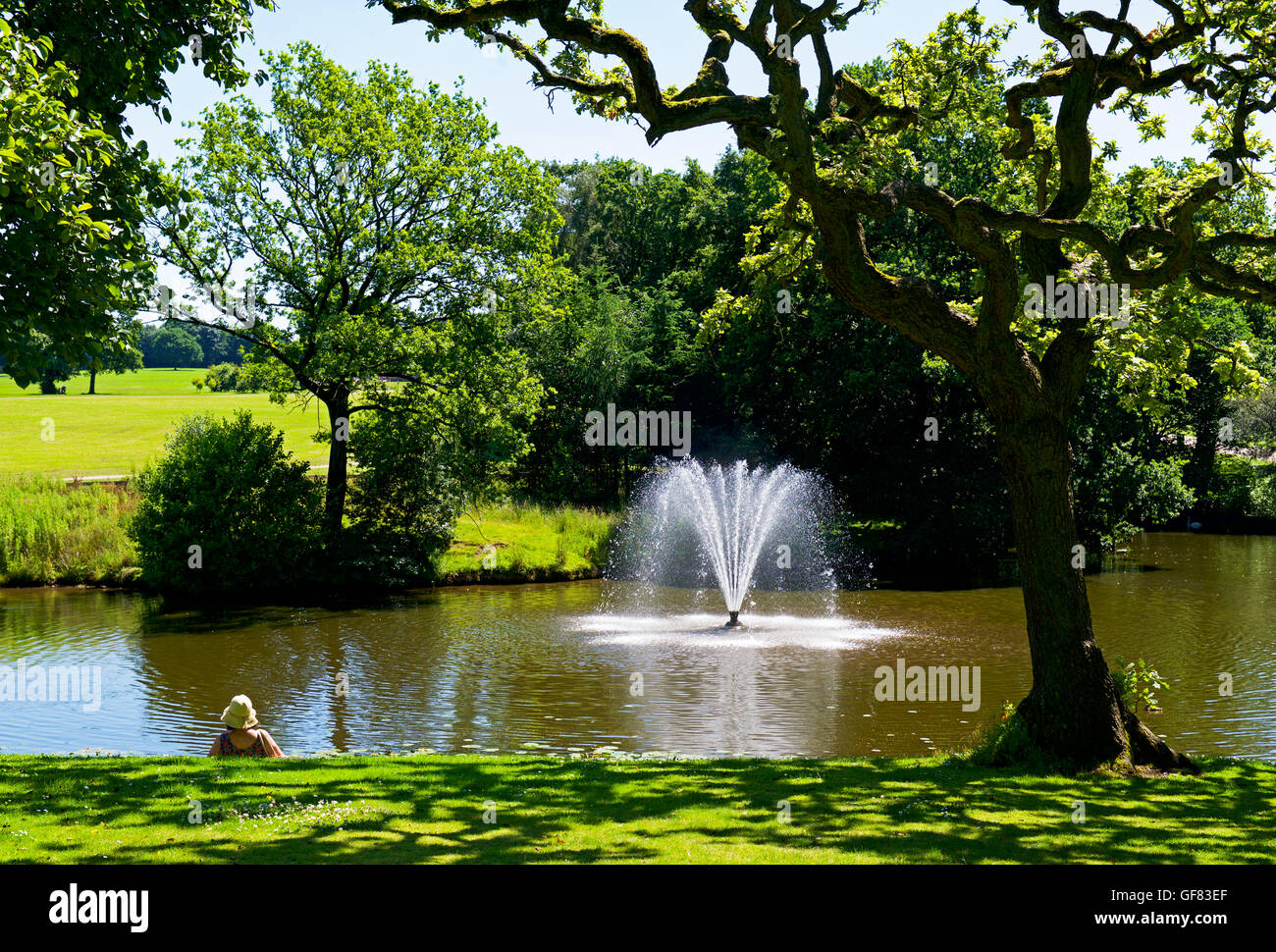 The grounds of Astley Hall, near Chorley, Lancashire, England UK Stock ...