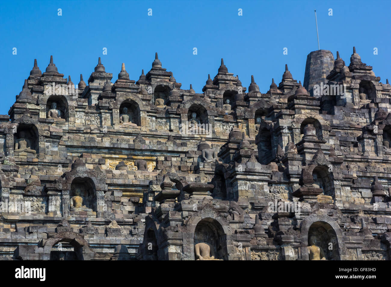 Borobudur Temple at day time, Yogyakarta, Java, Indonesia Stock Photo ...