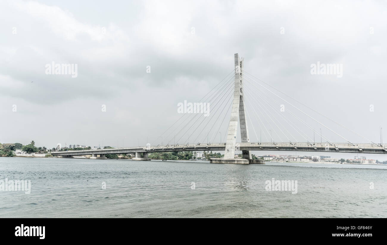 Lekki-Ikoyi Bridge, Lagos, Nigeria, West Africa Stock Photo - Alamy