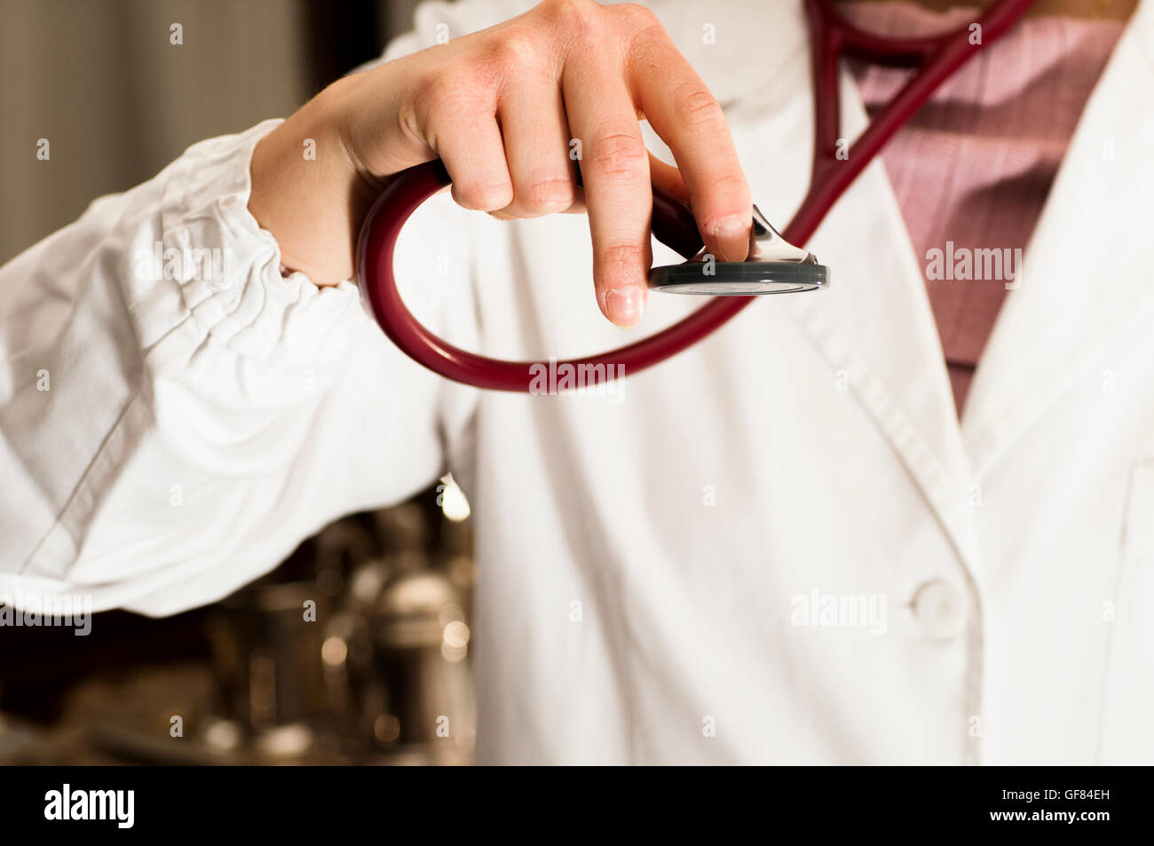 doctor with a stethoscope Stock Photo - Alamy