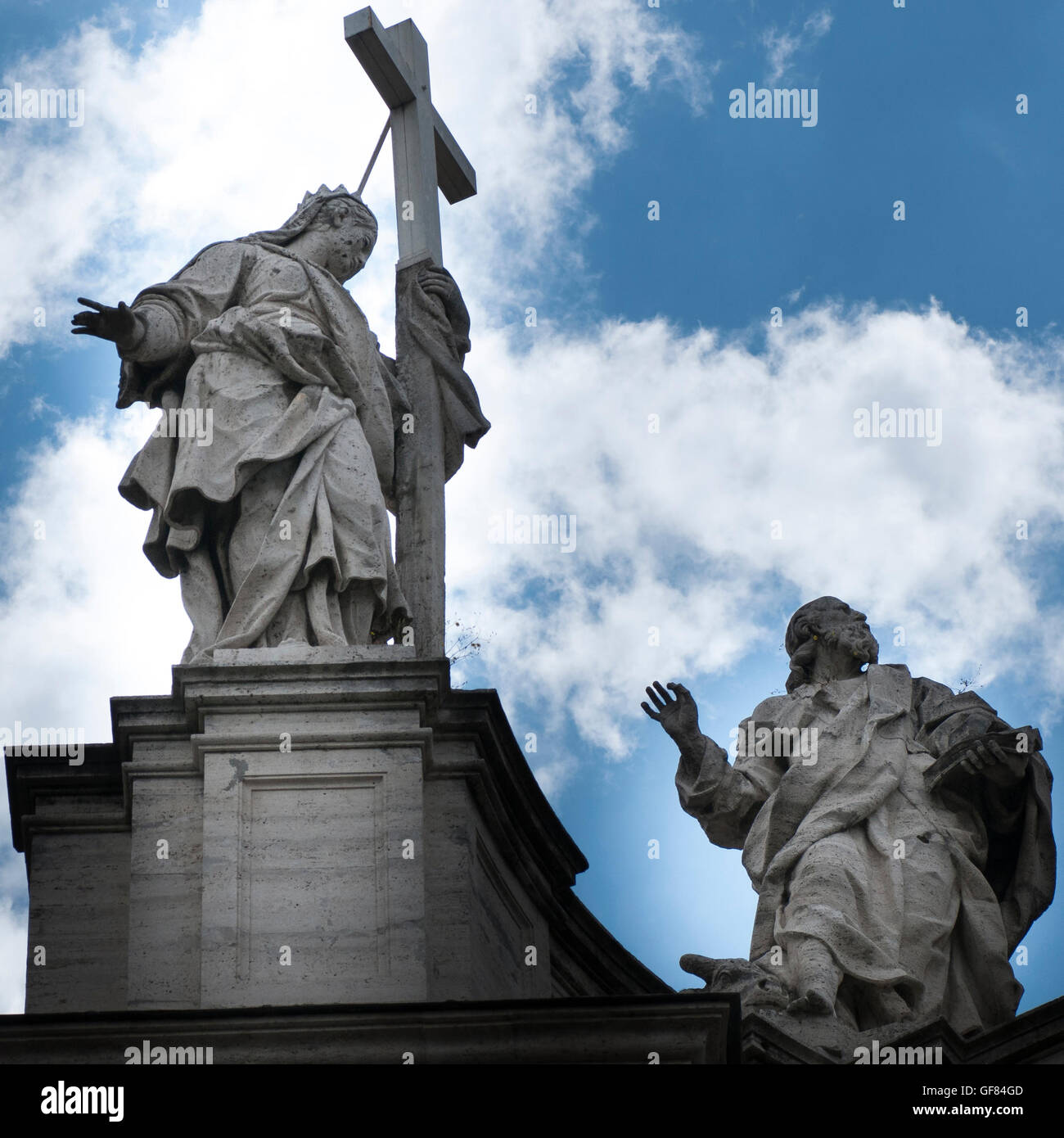 Basilica of The Holy Cross in Jerusalem Stock Photo - Alamy