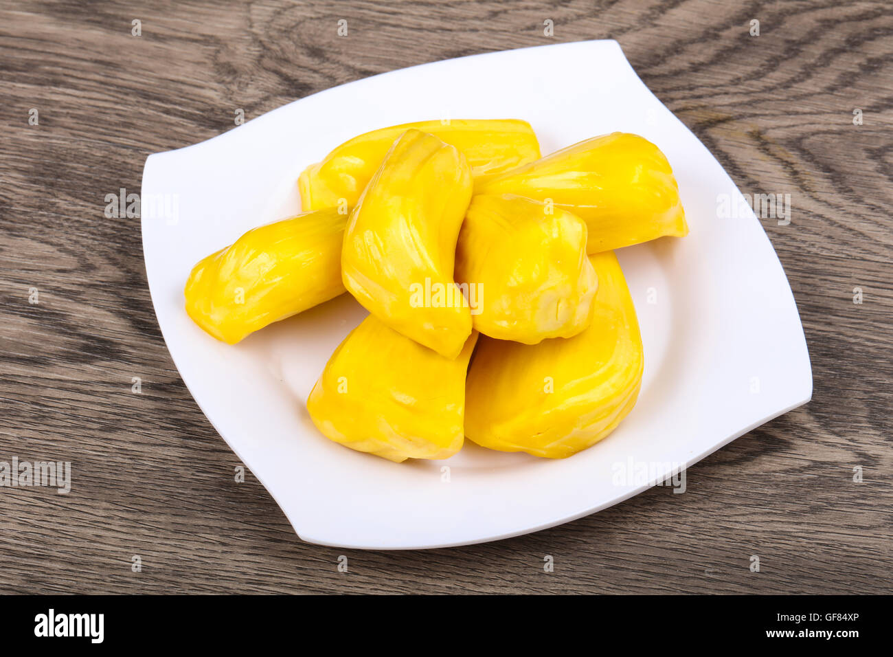 Asian traditional Jackfruit seeds on the wood background Stock Photo ...
