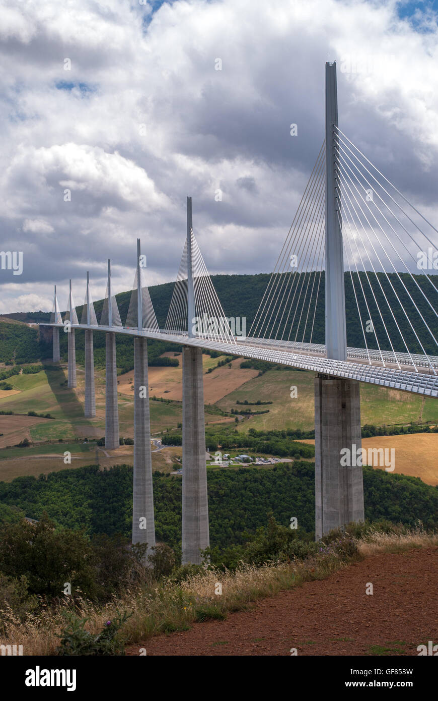 Millau viaduct hi-res stock photography and images - Alamy
