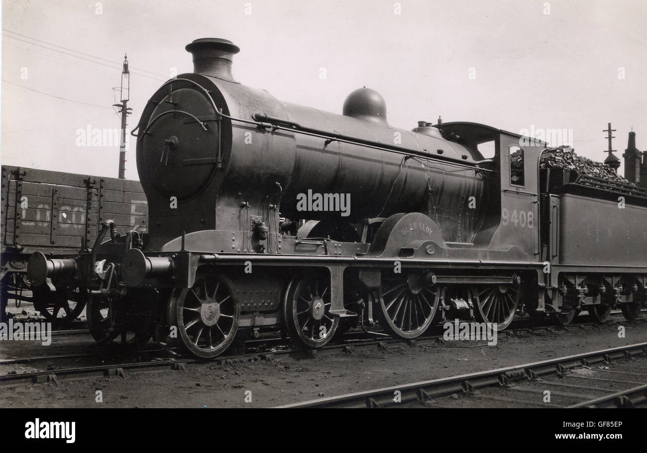 Reid D34 Glen Class 4-4-0 No.408 'Glen Sloy' as LNER 9408 Stock Photo ...