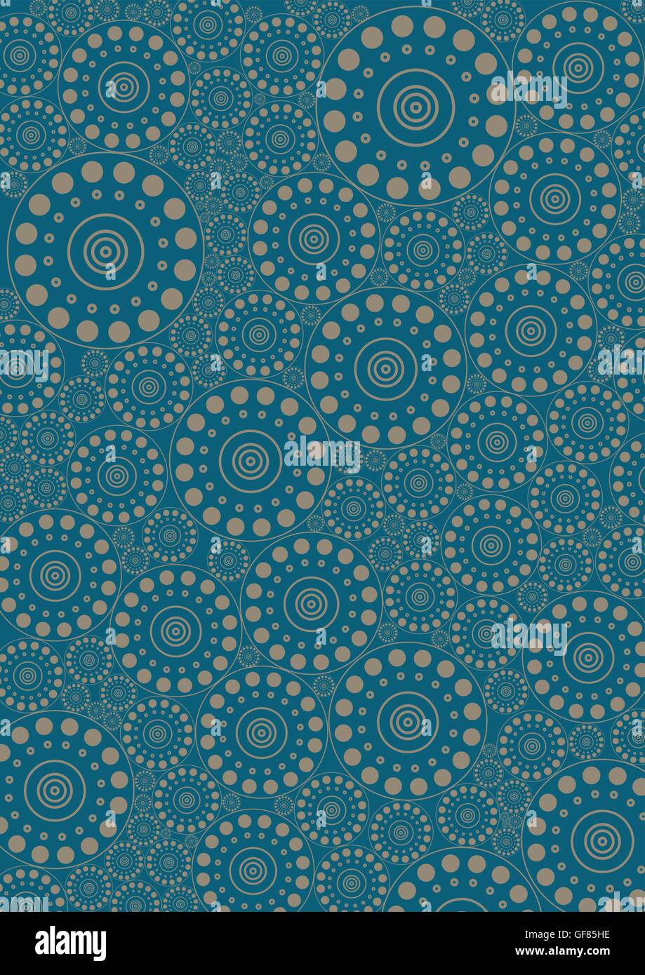 dark green background of circles pattern texture Stock Vector Image ...