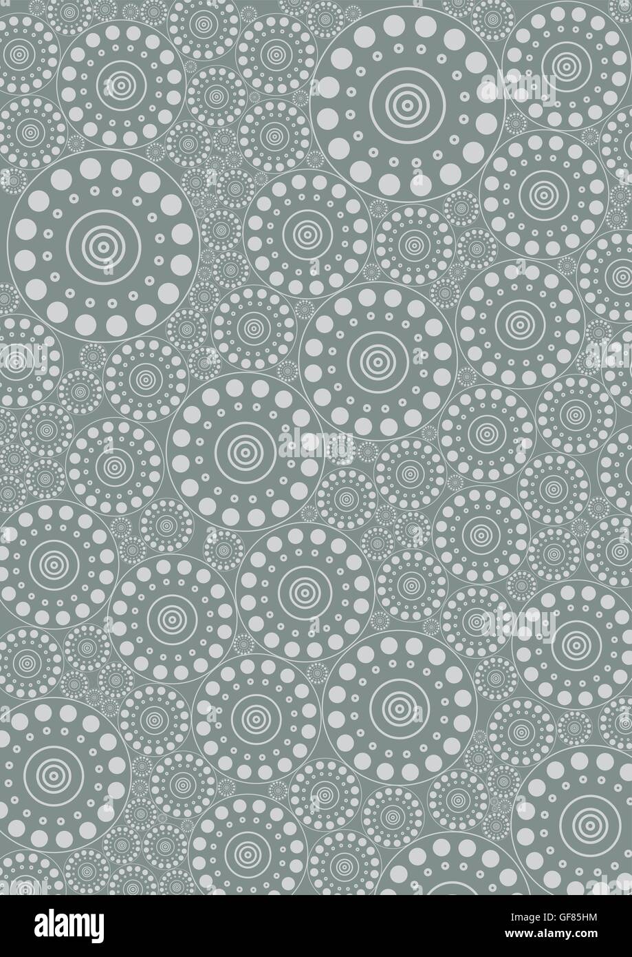 Grey background of circles pattern texture Stock Vector Image & Art - Alamy