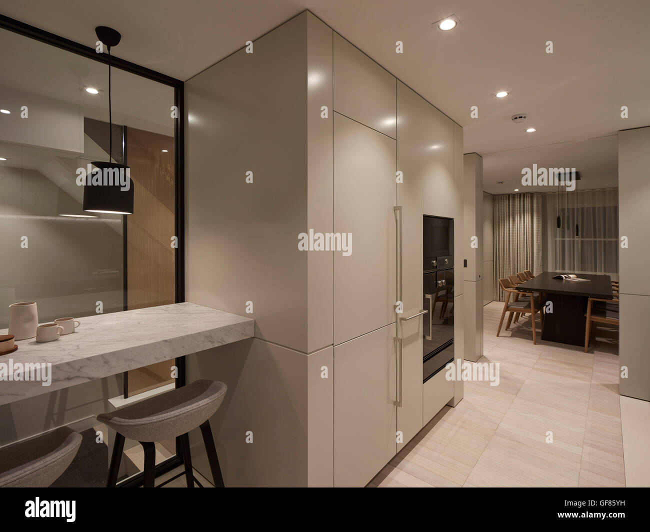 View from dining room through hi-res stock photography and images - Alamy
