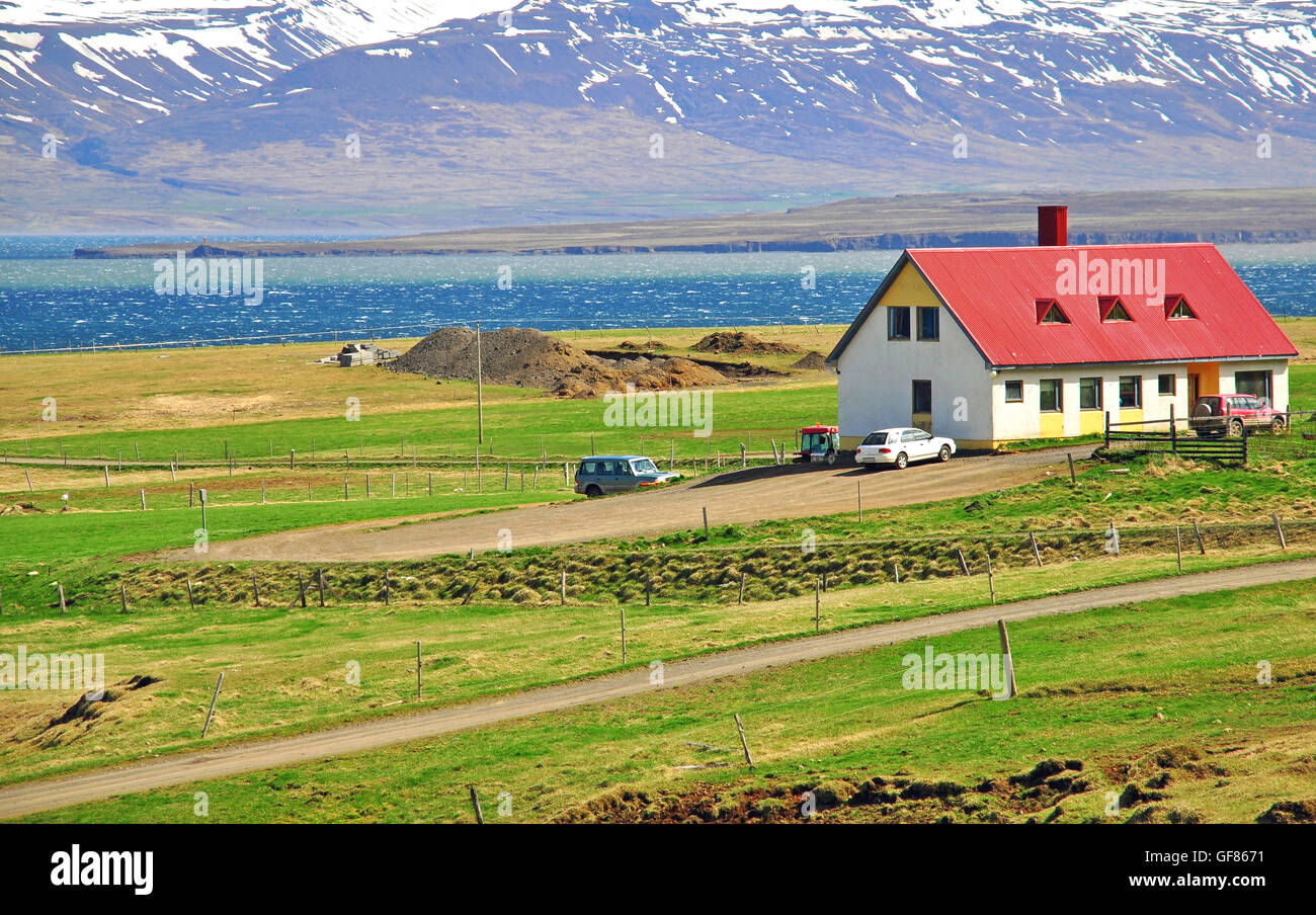House in Iceland Stock Photo - Alamy