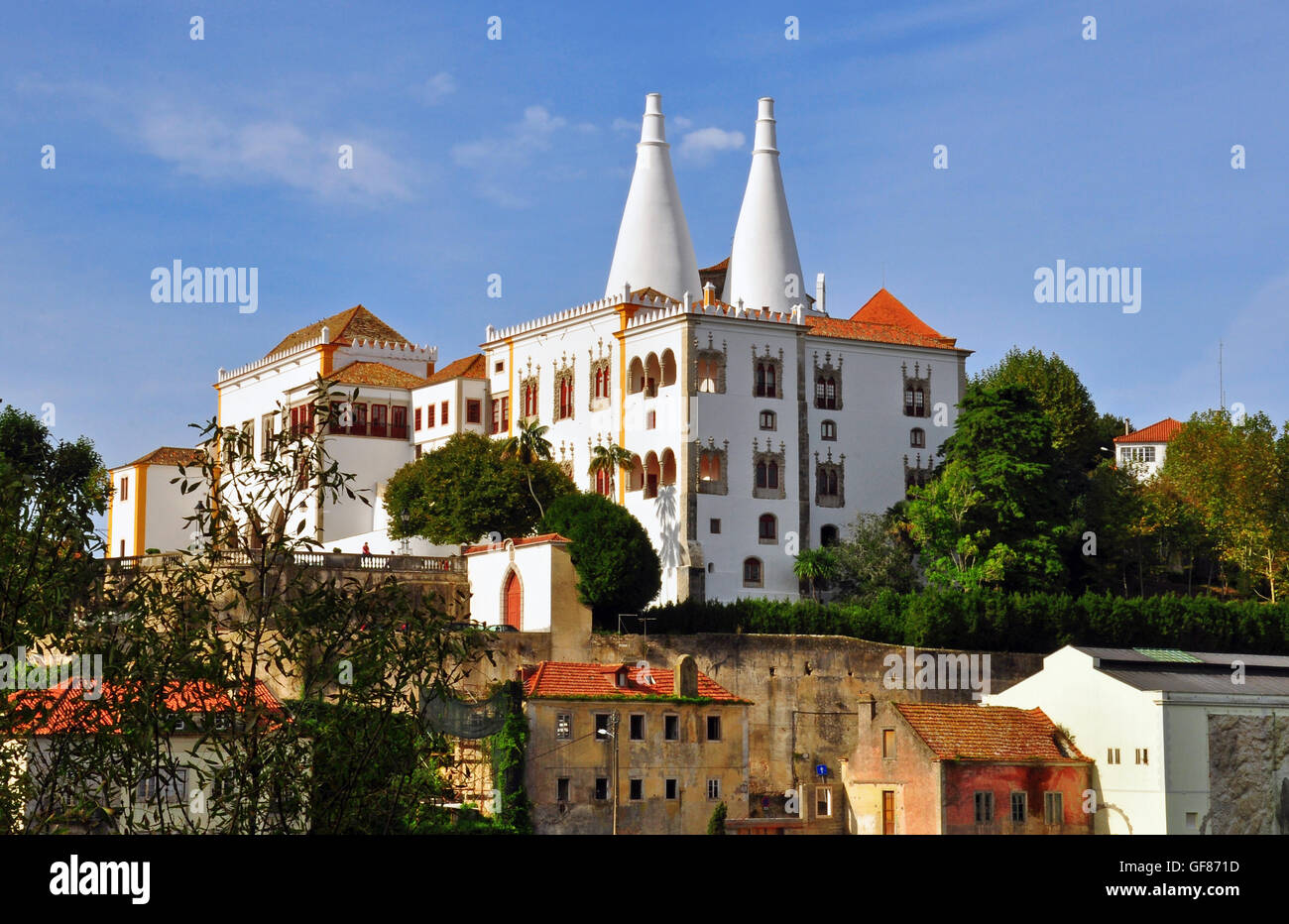 Sintra castle, Portugal Stock Photo - Alamy