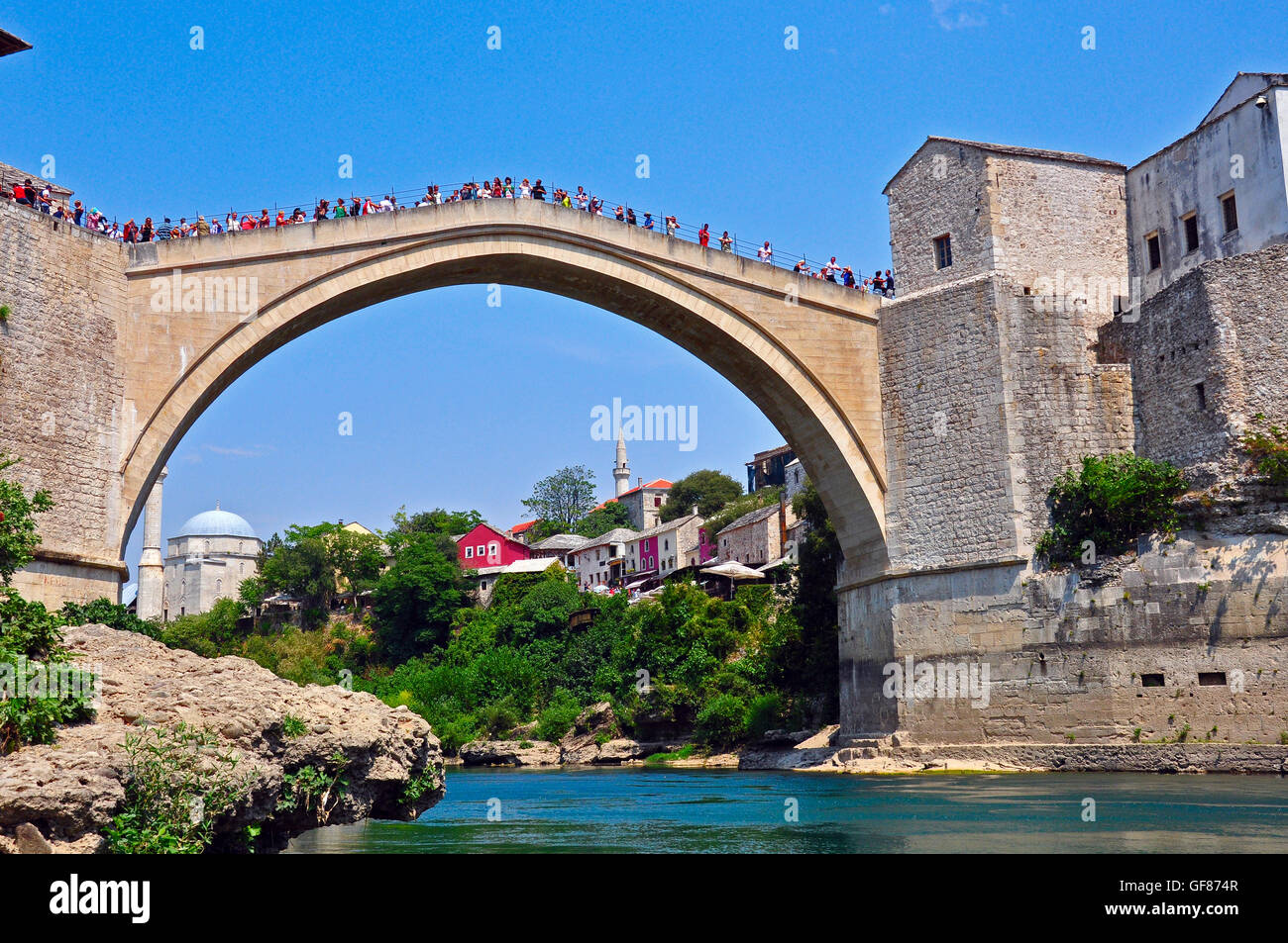 Mostar famous bridge, Bosnia and Hercegovina Stock Photo - Alamy