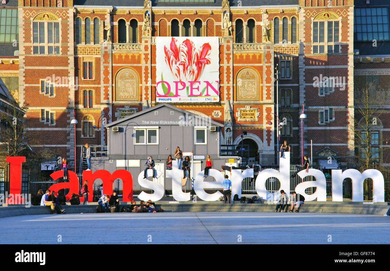 I Amsterdam Sign Museumplein High Resolution Stock Photography and ...